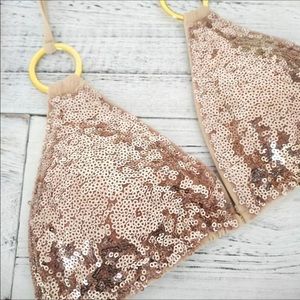 Boutique | Swim | Newgold Sequin Bikini | Poshmark